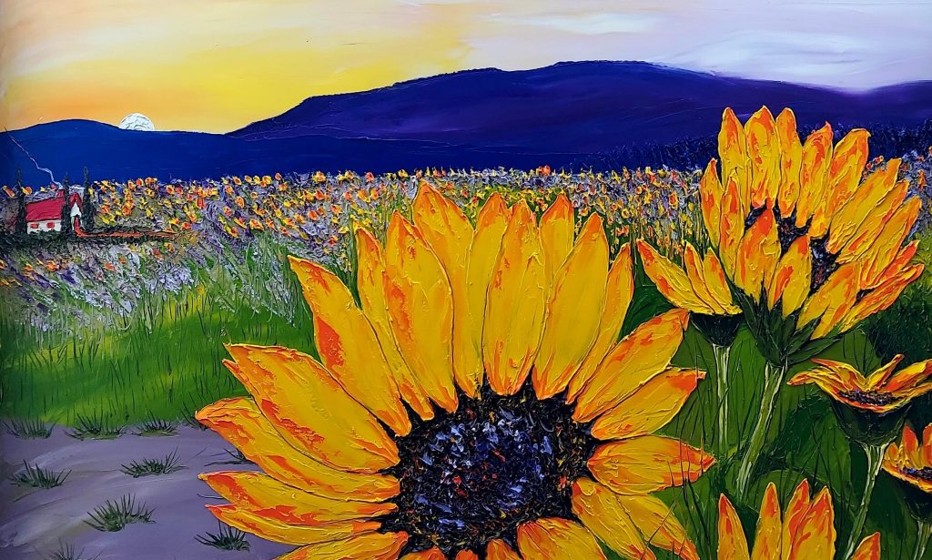 Summer Field of Sunflowers - Attic Gallery