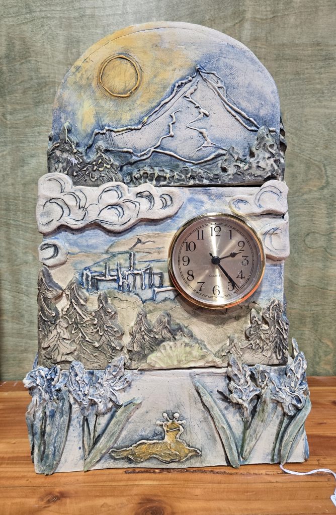 Ceramic Clock (sold) - Attic Gallery